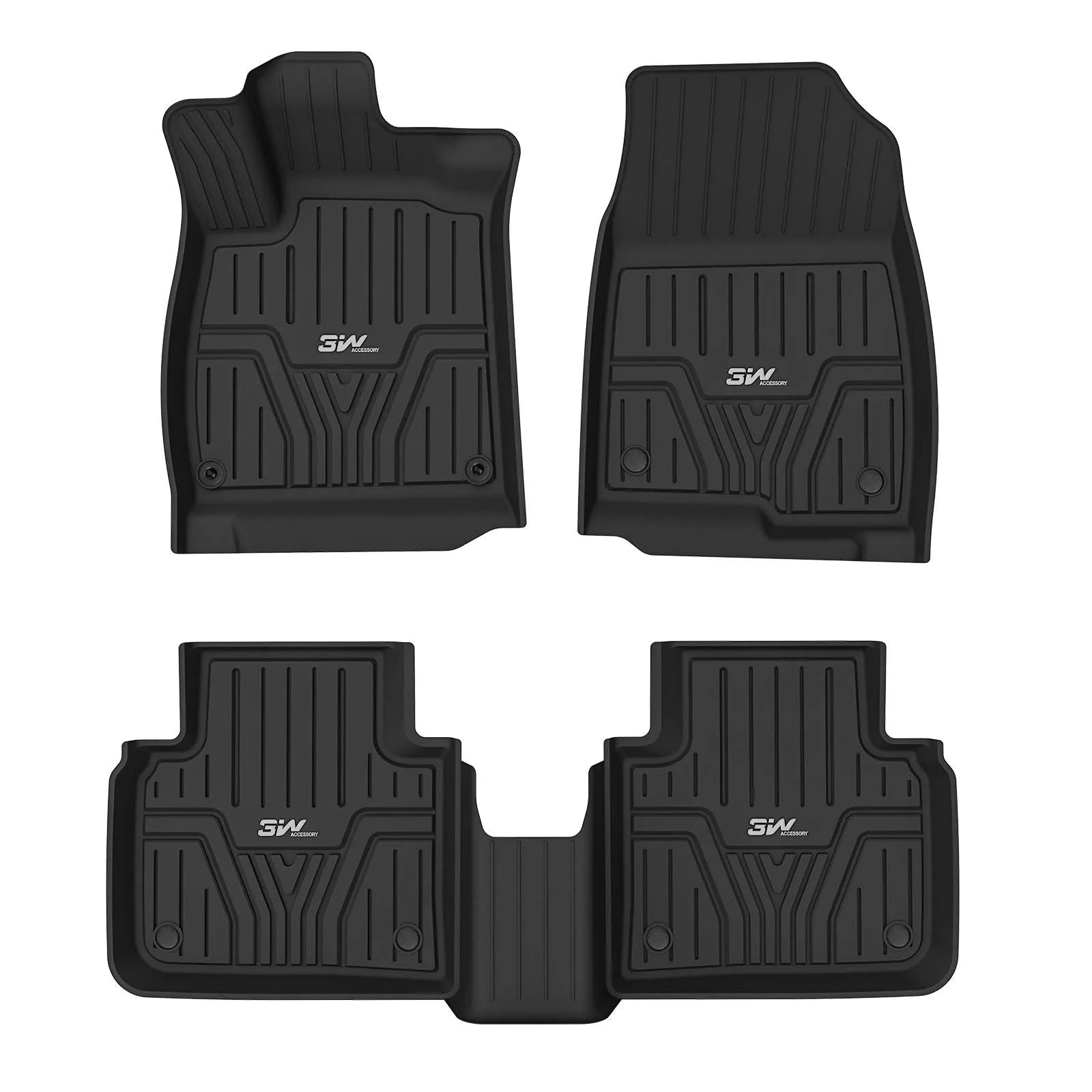 3W Tesla Model 3 2024-2025 Highland New Generation Custom Floor Mats ...