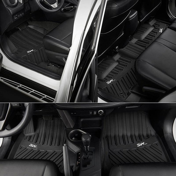 3W Toyota RAV4 2013-2018 (Nor for Hybrid or Prime) Custom Floor Mats ...