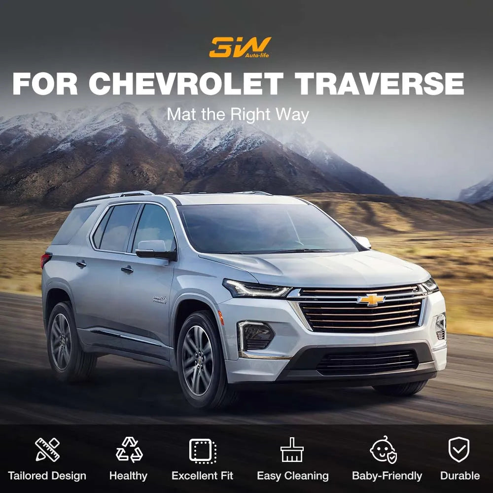 3W Chevrolet Traverse 2018-2023 (ONLY for Bucket Seat 2-Row) Custom ...