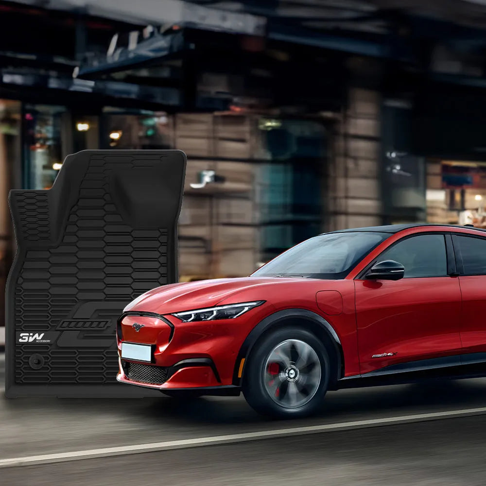 3W Ford Mustang Mach-E 2021-2024 Custom Floor Mats / Trunk Mat TPE ...
