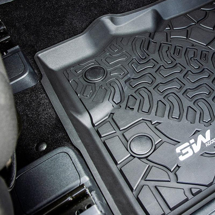 3W Ford Bronco 4-Door 2021-2025 Floor Mats / Trunk Mat Thorex™ All ...