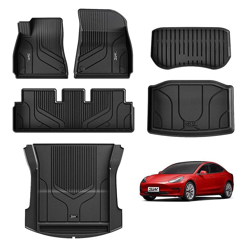 3W Tesla Model 3 2024-2025 Highland New Generation Custom Floor Mats ...